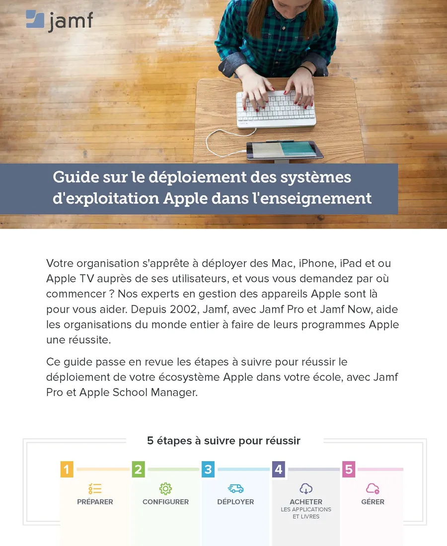 Guide de déploiement des systèmes d'exploitation Apple dans l'enseignement supérieur | Jamf