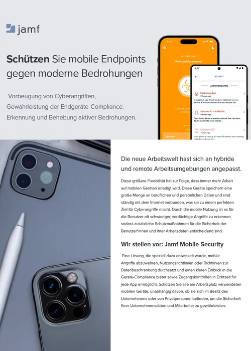 Jamf Mobile Security Broschüre