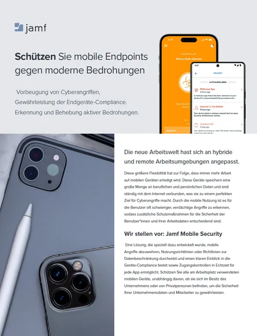 Jamf Mobile Security Broschüre
