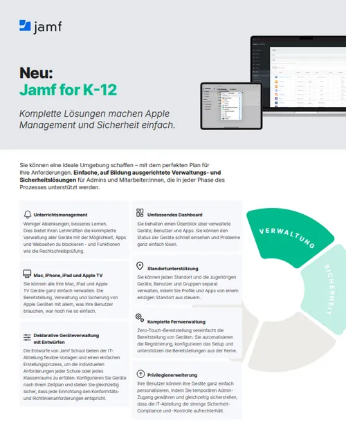 Jamf for K-12 | Bildung
