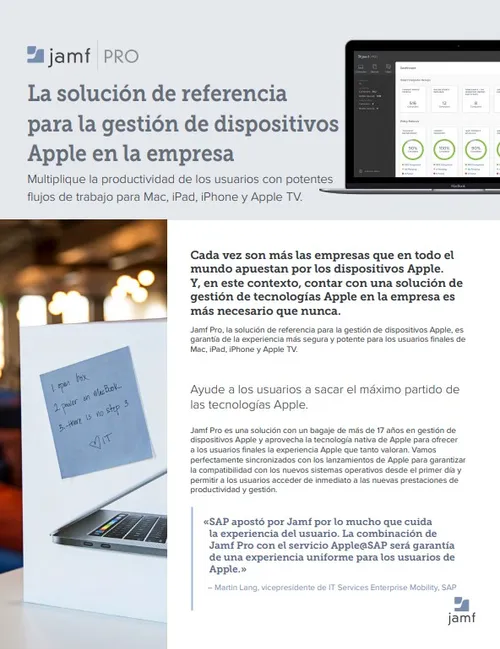 Aspectos Generales de Jamf Pro | Jamf