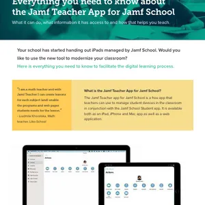 Everything you need to know about the Jamf Teacher App