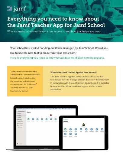 Everything you need to know about the Jamf Teacher App