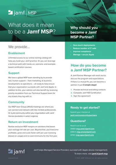 Partner with Jamf!