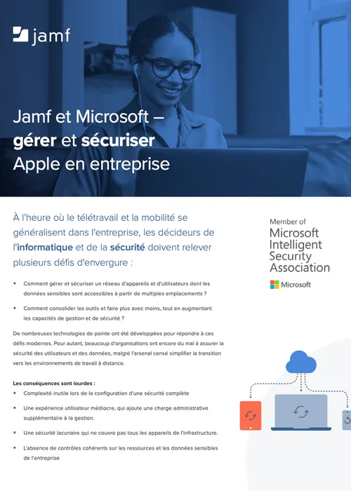 Jamf et Microsoft – gérer et sécuriser Apple en entreprise