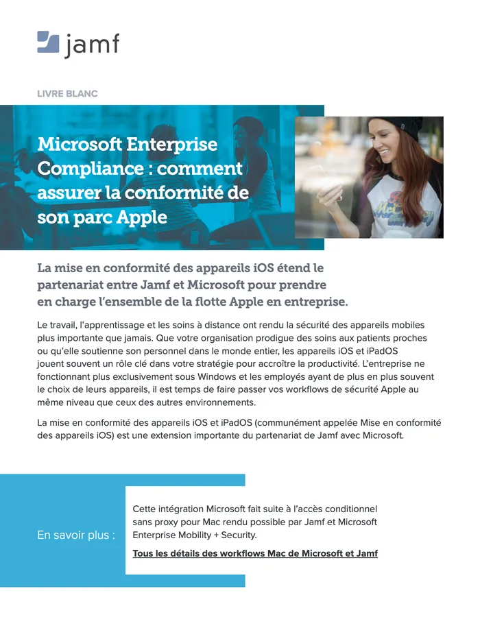 Microsoft Enterprise Compliance : comment assurer la conformité de son parc Apple