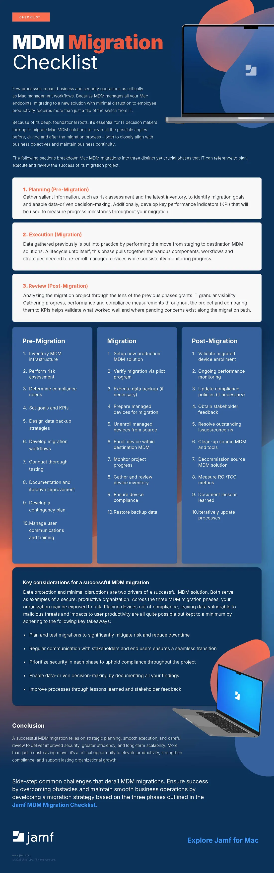 Mobile Device Management Migration Checklist | Jamf