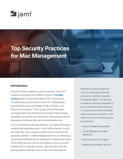 Essential Security Practices for Mac Management Whitepaper