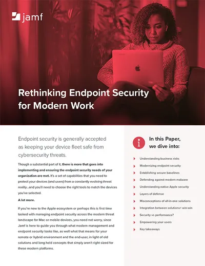 Rethinking Endpoint Security for Modern Work | White Paper