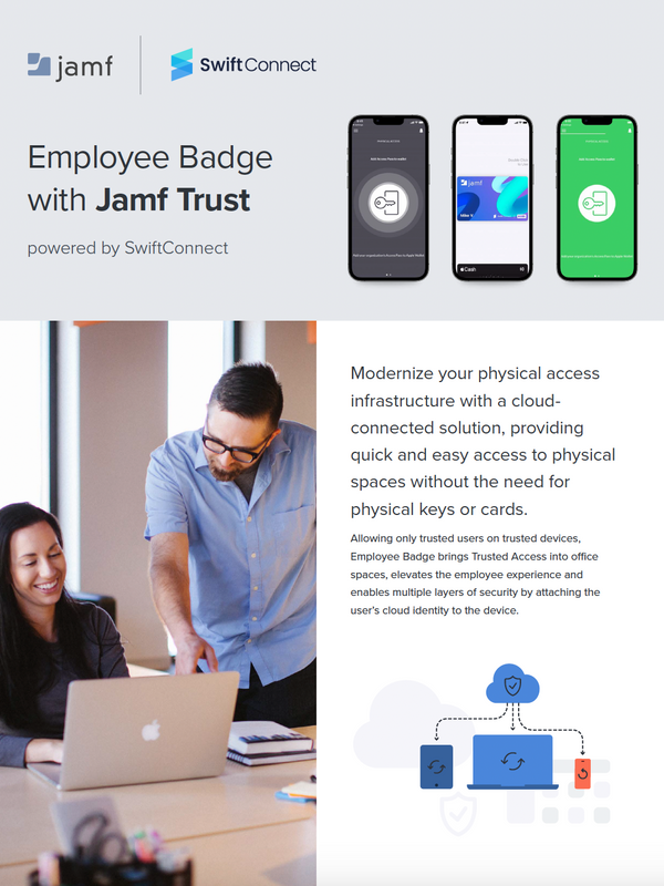 Employee Badge With Jamf Trust