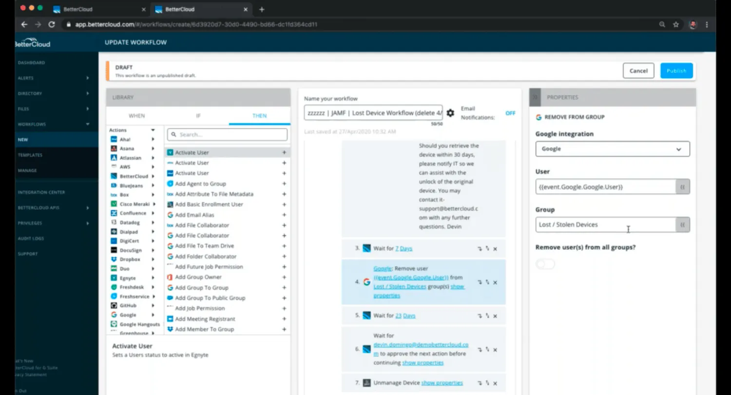 Achieving Zero-Touch Automation with Jamf and BetterCloud Achieving Zero-Touch Automation with Jamf and BetterCloud