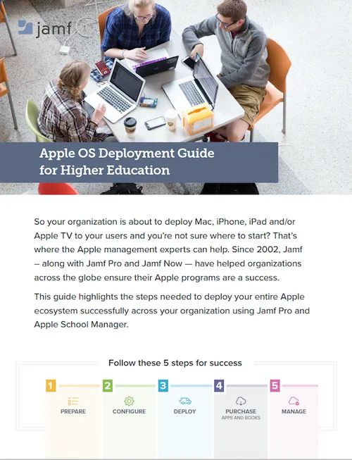 Apple OS Deployment Guide for Higher Education | Jamf | Mac Education