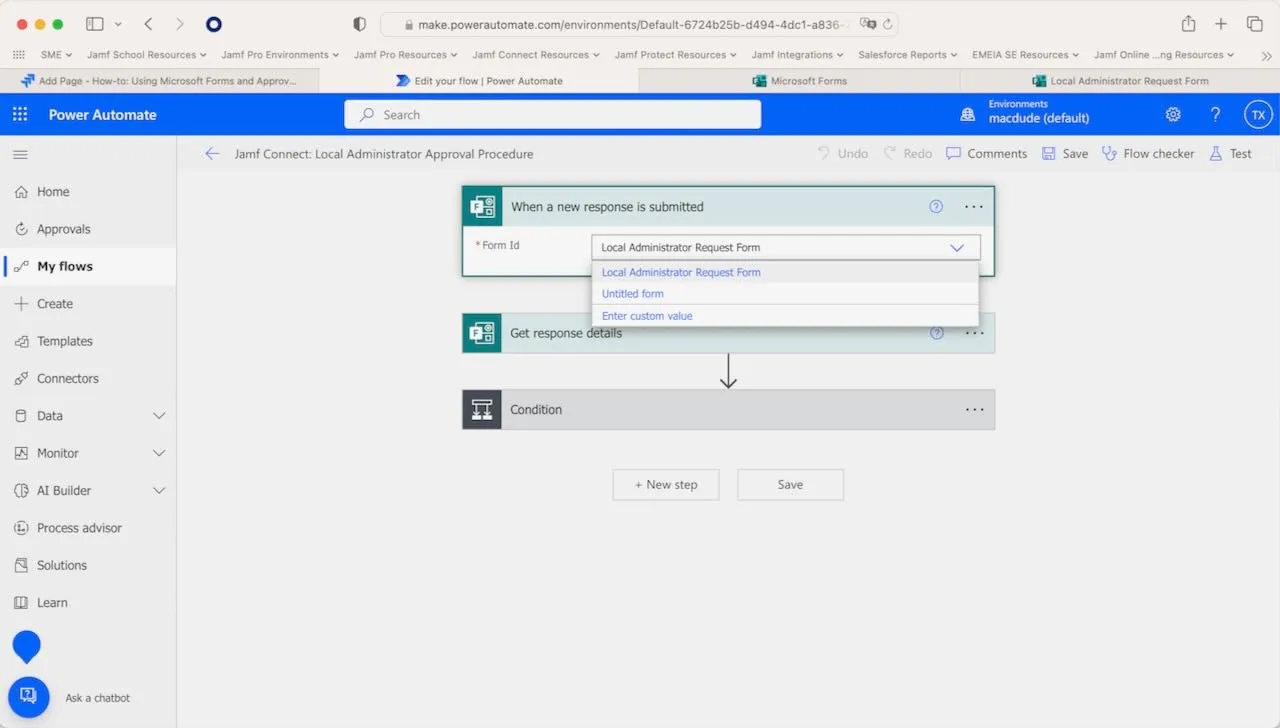 How to Grant Local Admin Permissions with Microsoft Forms and PowerAutomate