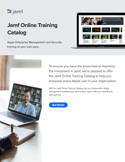 Jamf Online Training Catalog | Jamf