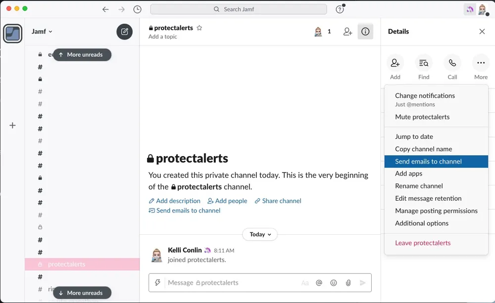 Jamf Protect Slack Alerts