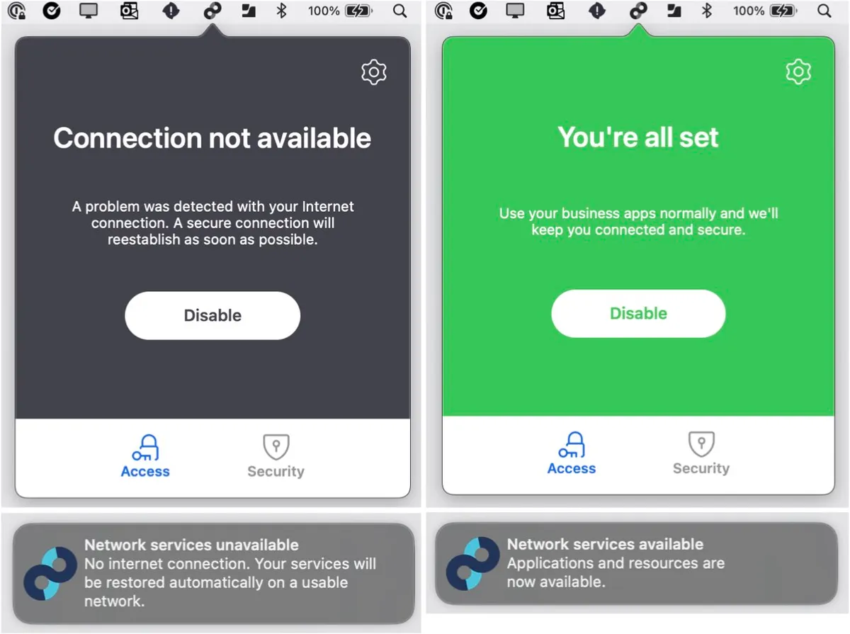 Jamf Trust Notifies When ZTNA Connection Is Lost