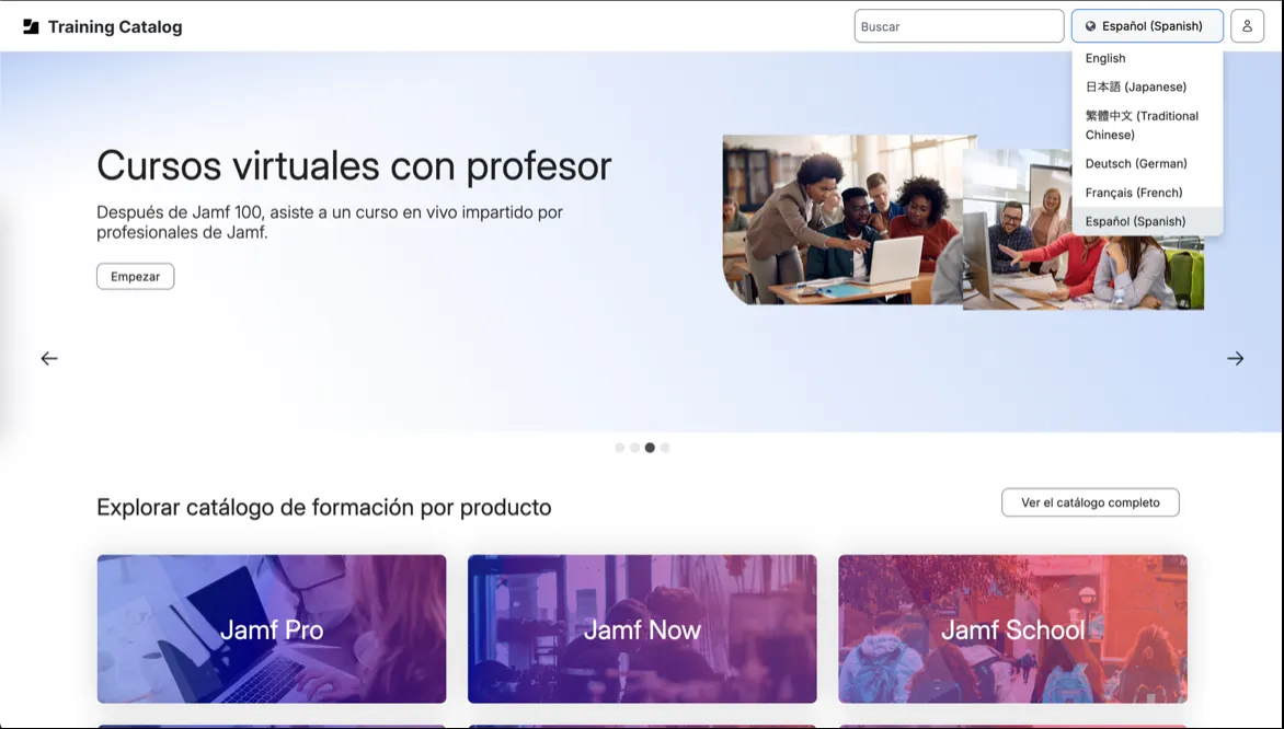 Get Started with Jamf Pro. Self-led training now in 5 languages