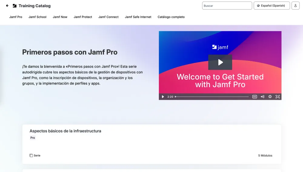 Get Started with Jamf Pro. Self-led training now in 5 languages