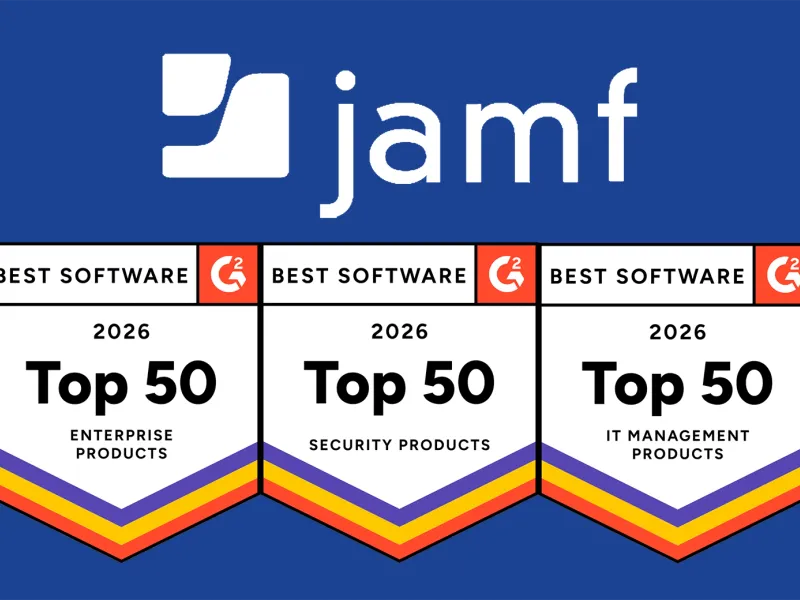 Jamf Recognized Across Three G2 2026 Best Software Awards