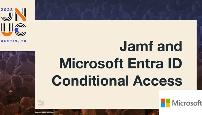 Enhancing Security with Microsoft Entra ID Conditional Access and Jamf Pro Enhancing Security with Microsoft Entra ID Conditional Access and Jamf Pro
