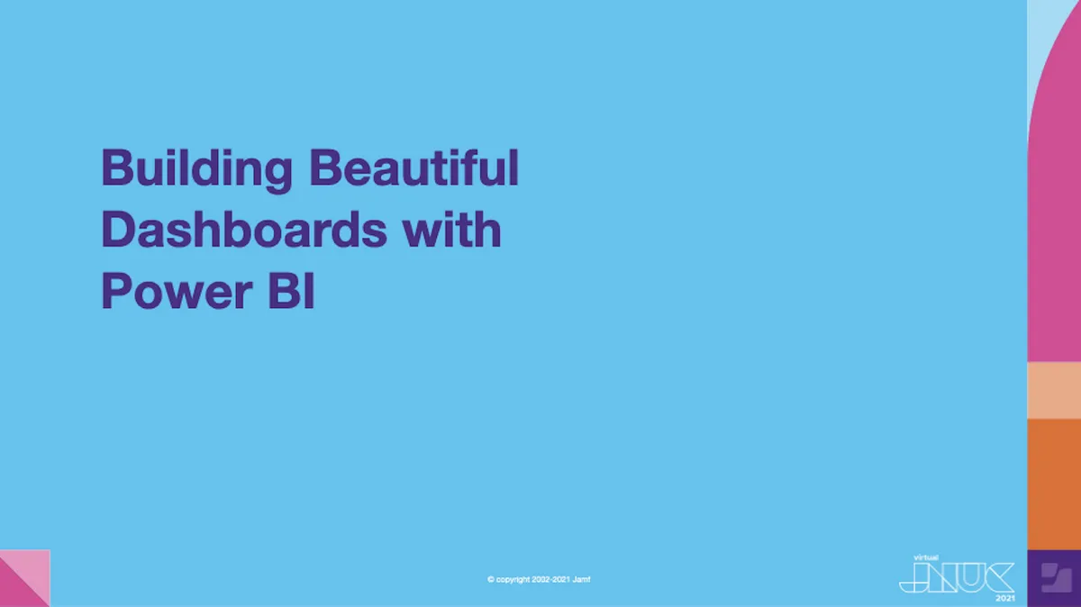 How to easily create device management reports in Power BI with Jamf Pro