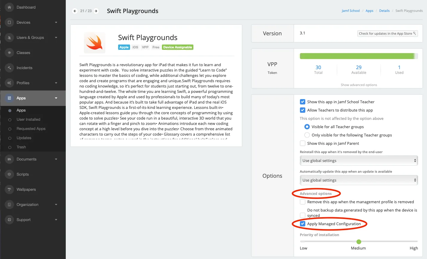 Managing Swift Playgrounds subscriptions with AppConfig and Jamf | Blog | Jamf