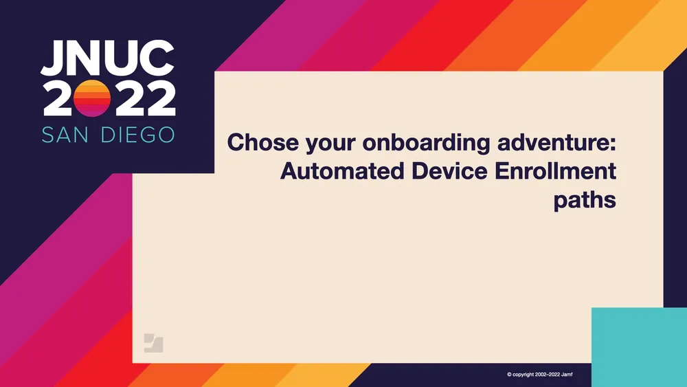 Automated Device Enrollment unveiled by Jamf Engineers