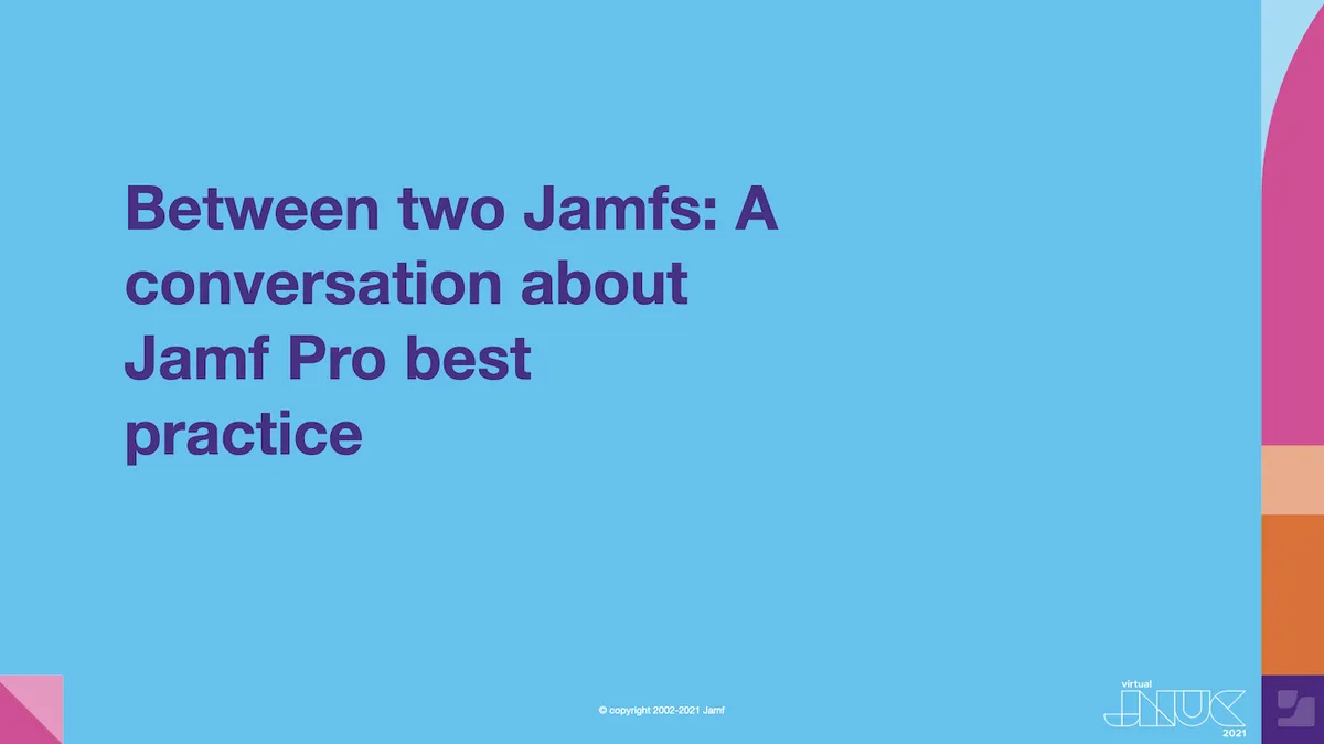 Best practices for Apple Device Management Jamf Pro instances. Expert tips.