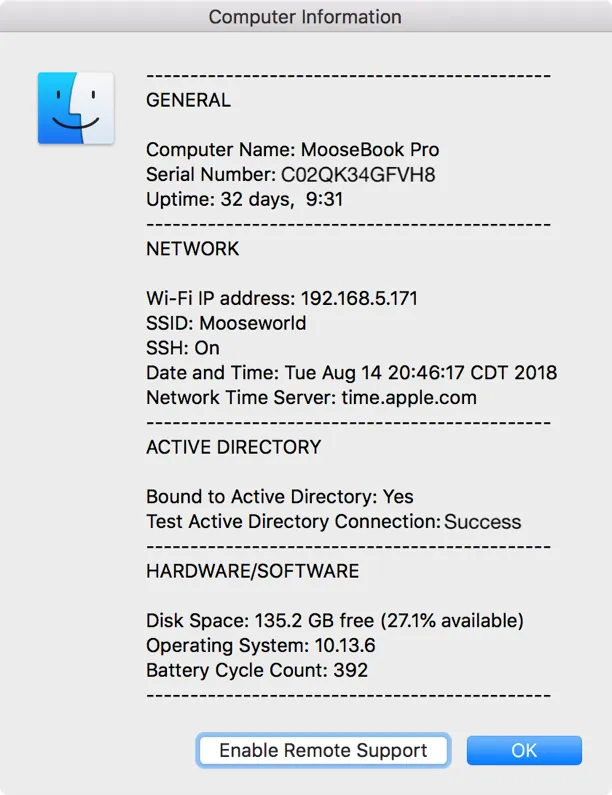 Build a Computer Information script for your Help Desk | Blog | Jamf
