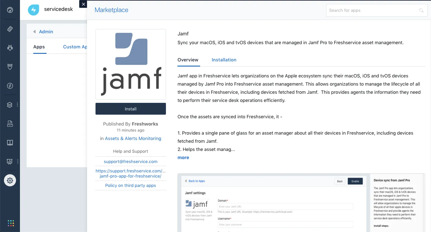 Jamf welcomes Freshservice to the Jamf Marketplace | Blog | Jamf