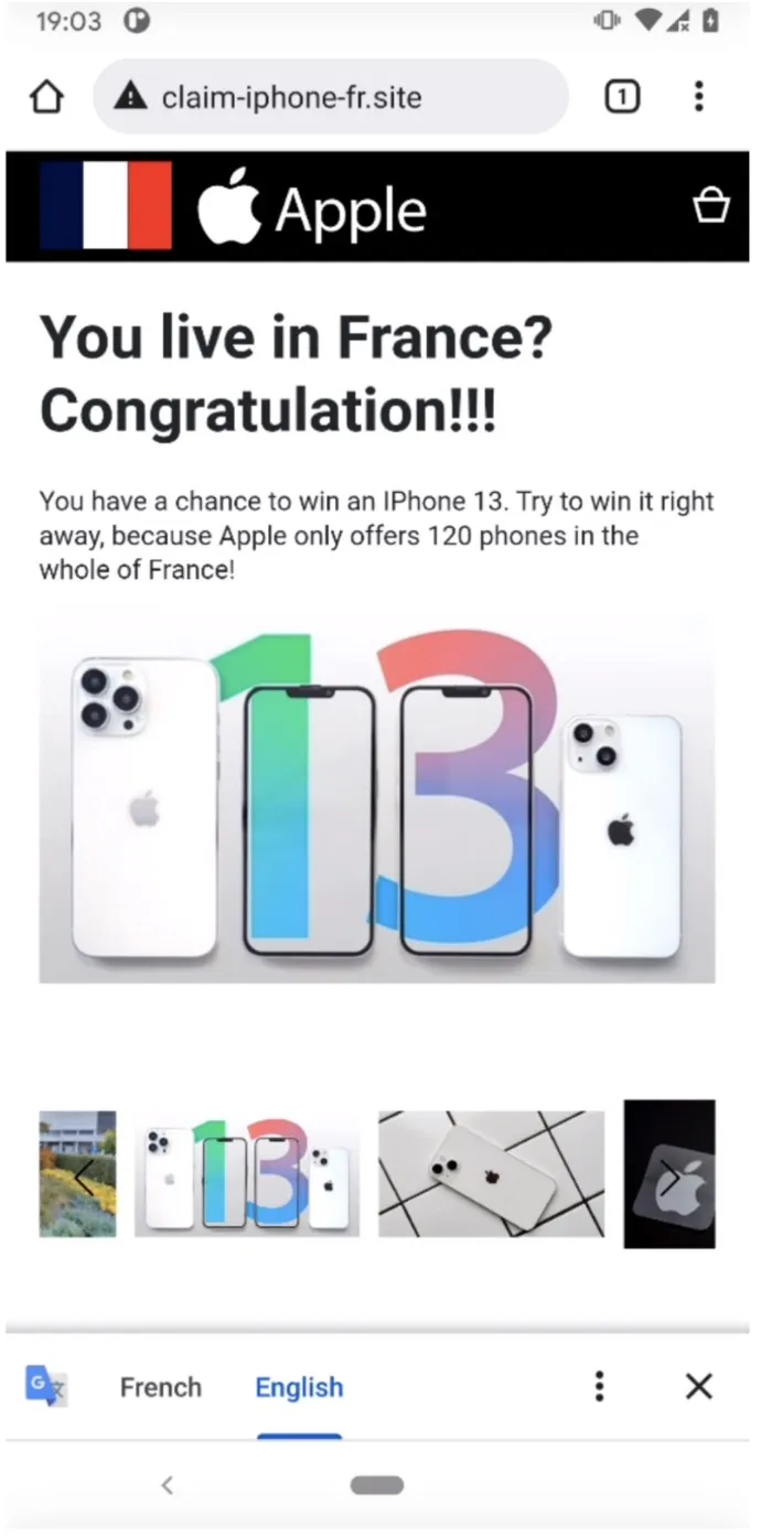 Faked Instagram accounts peddling free iPhones are really phishing scams