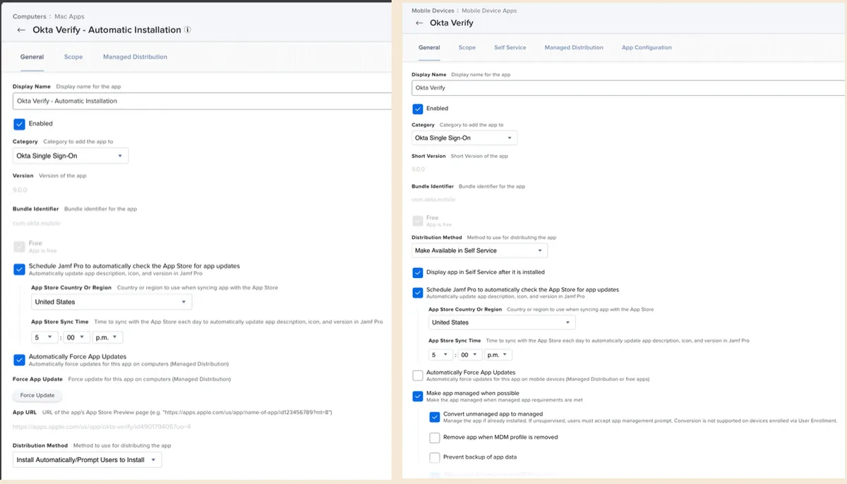Boost device security with Okta and Jamf Pro integration