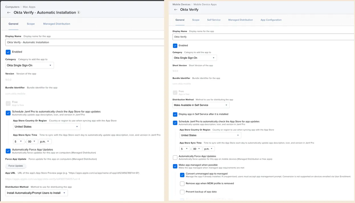 Boost device security with Okta and Jamf Pro integration