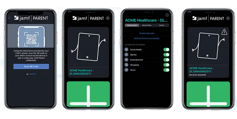 Jamf in Healthcare IT security. Re-provisioning iOS and iPadOS workflows