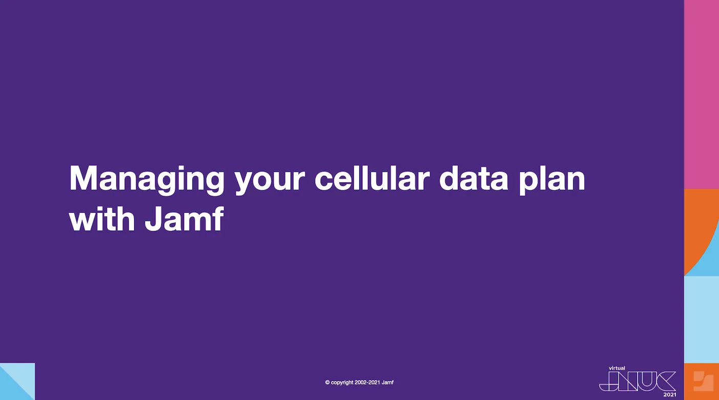 iPad management: How to activate cellular data plans with Jamf solutions.