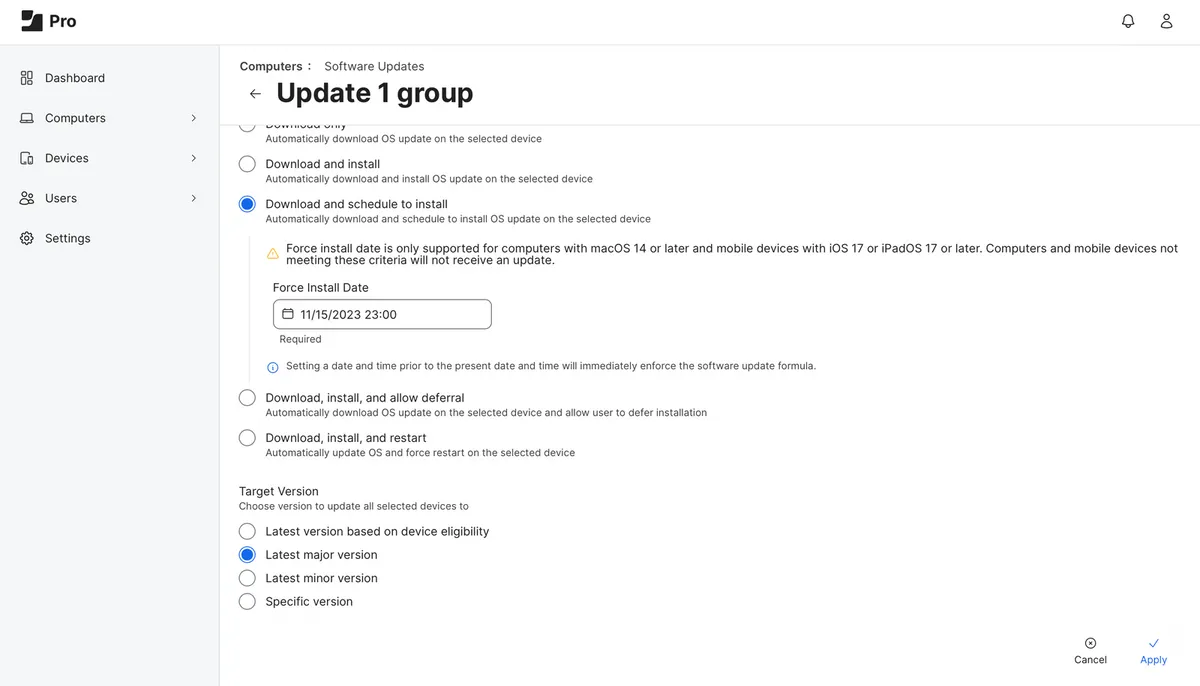 Managed Software Updates Via Declarative Device Management Ddm