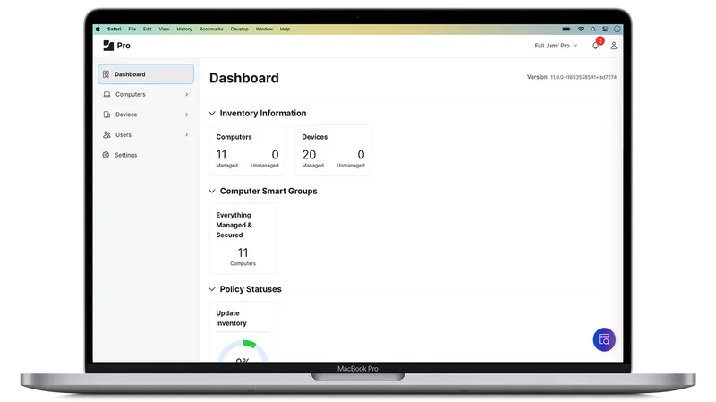 Meet the new Jamf Pro 11! Apple Device Management with a Modern Touch