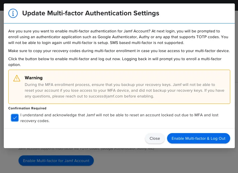 Jamf Account Updates for Apple Admins