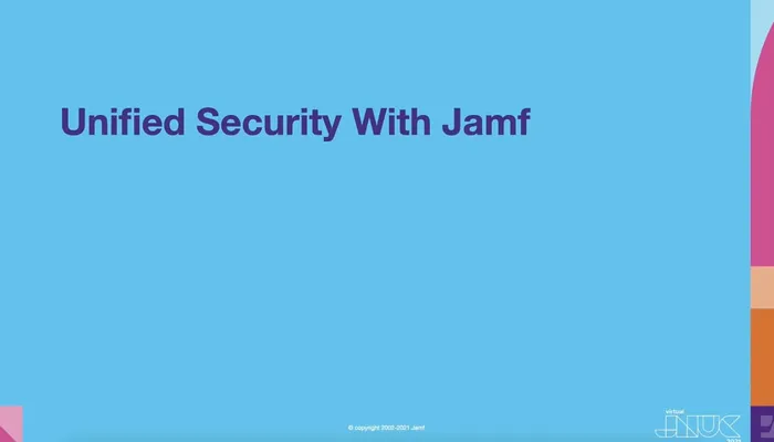 Security posture management with Jamf Pro, Protect and Connect.