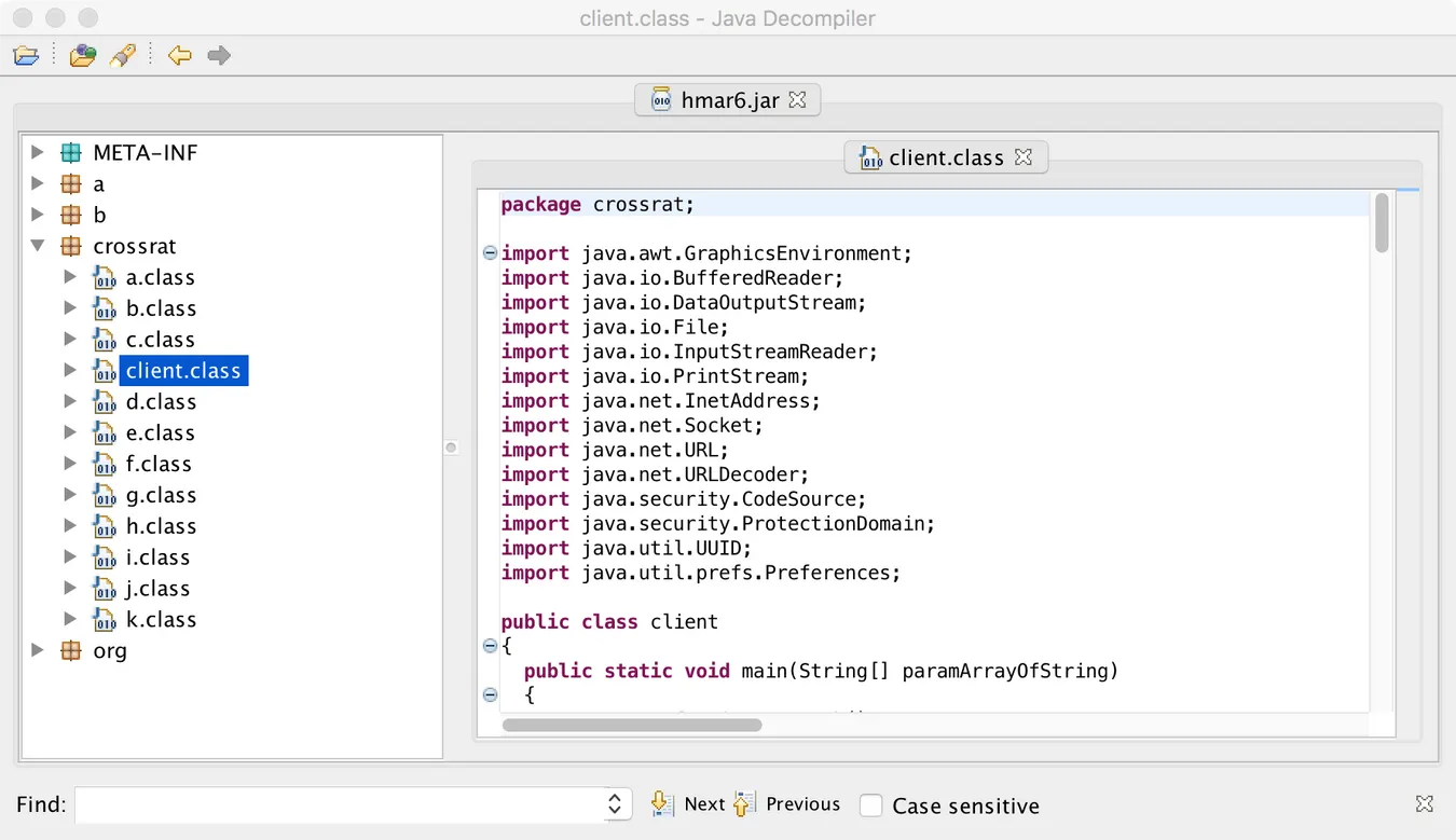 Analyzing CrossRAT A cross-platform implant, utilized in a global cyber ...