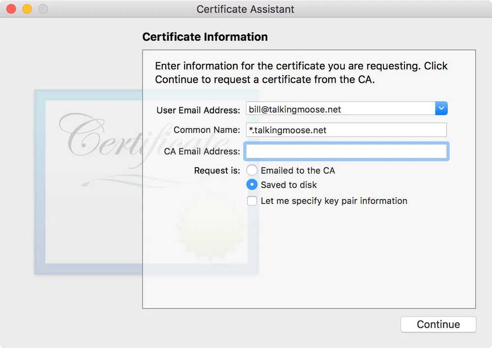Use Keychain Access To Create An Ssl Certificate For Your Jss Jamf