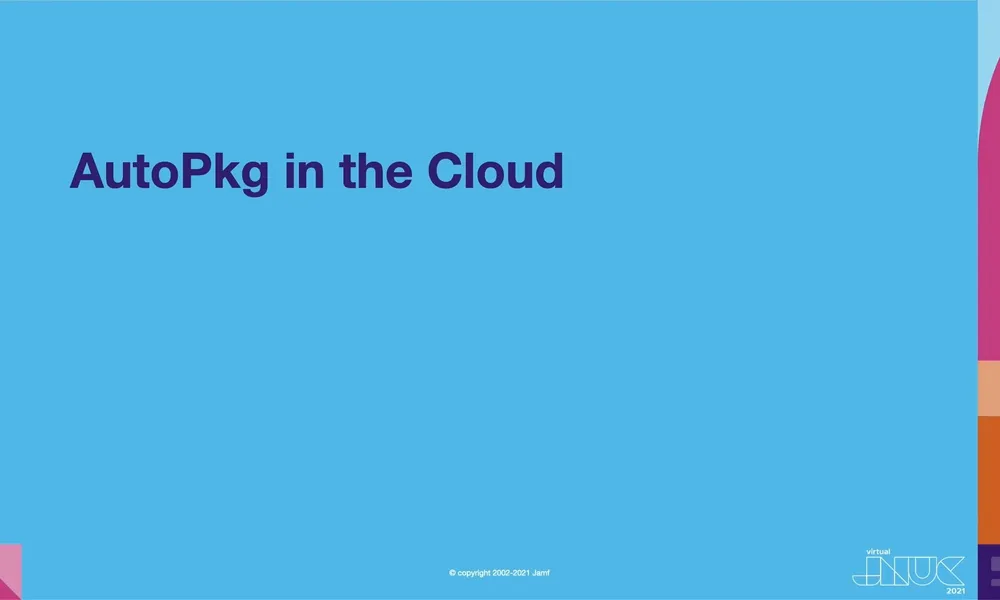 AutoPkg: using the Jamf Pro API and AWS