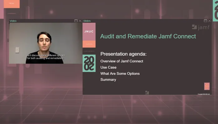 Audit And Remediate Security Issues In Jamf Connect Jnuc 2020 Jamf