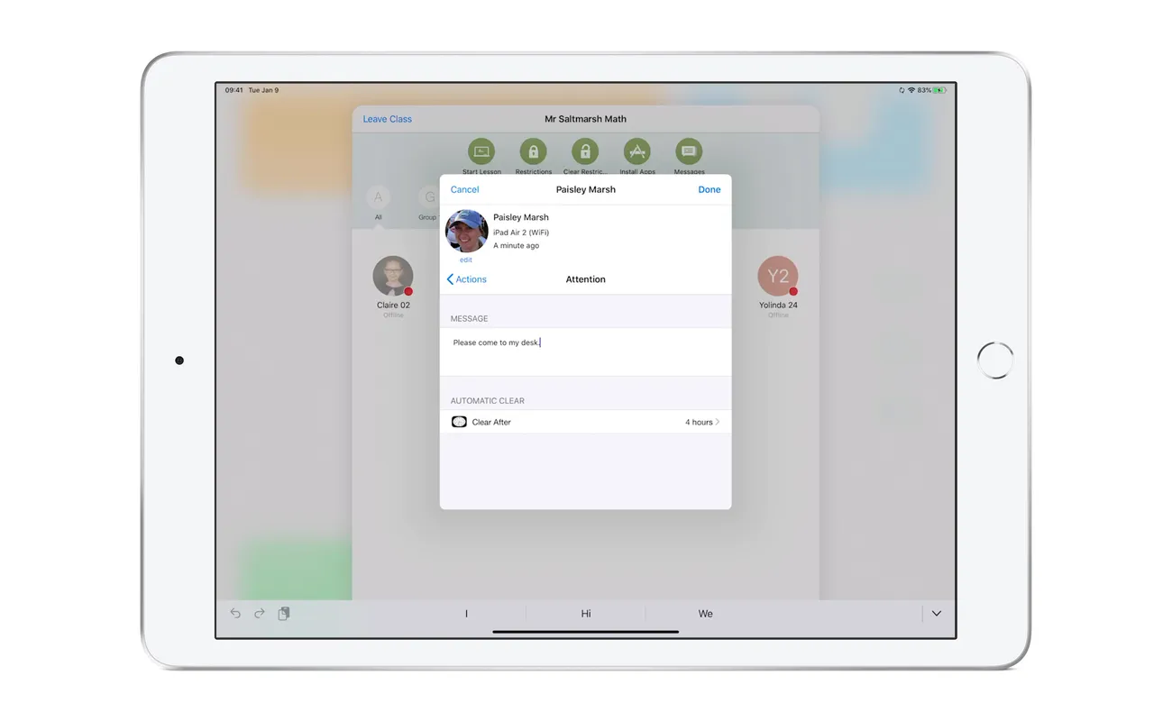 Jamf Teacher: Lock Screen | Jamf