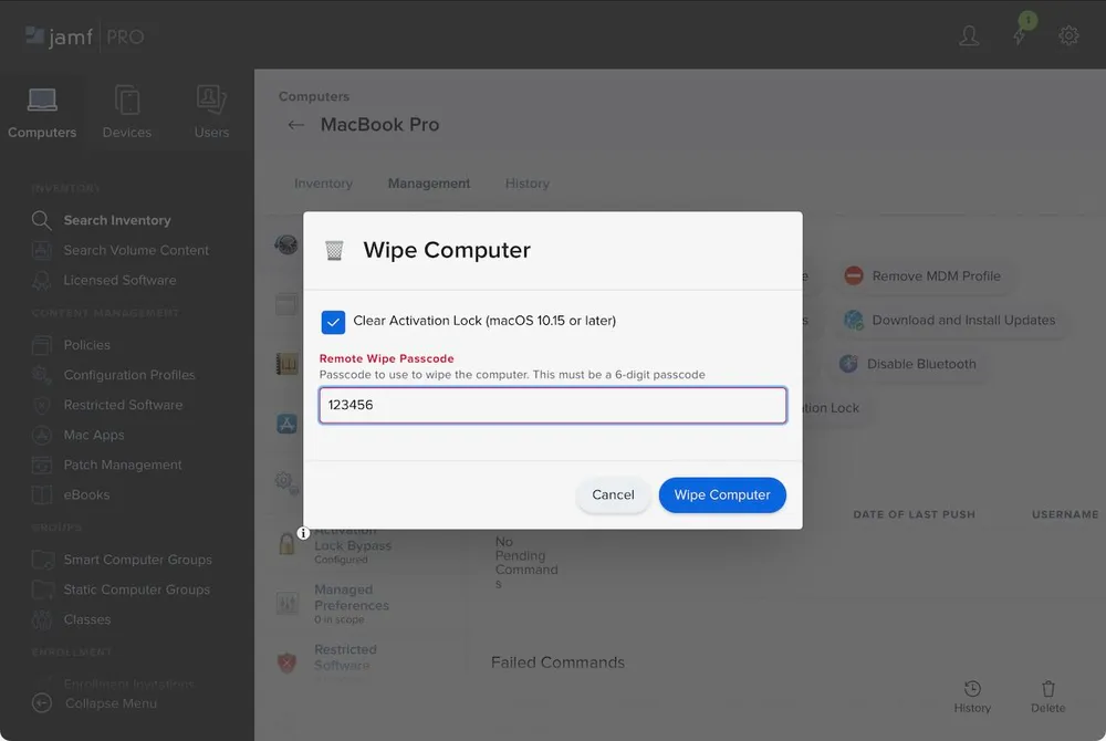 Guide: How to erase all content and settings on macOS