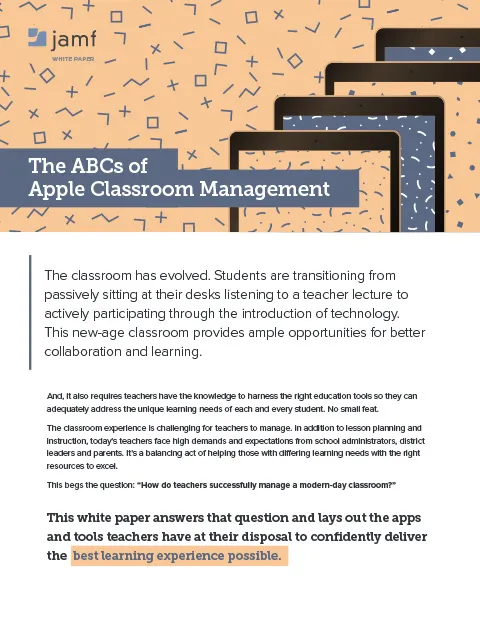 Classroom Management | Classroom App | Apple Classroom | Jamf
