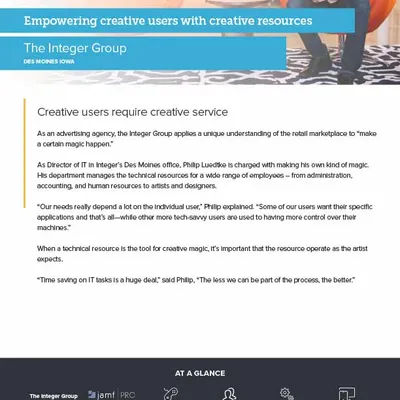 The Integer Group | Jamf