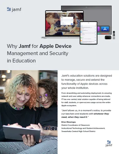 Apple Device Management and Security in Education | Jamf