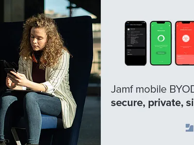 Jamf mobile BYOD: secure, private, simple.