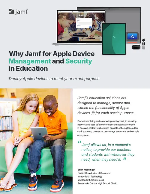 Apple Device Management and Security in Education | Jamf